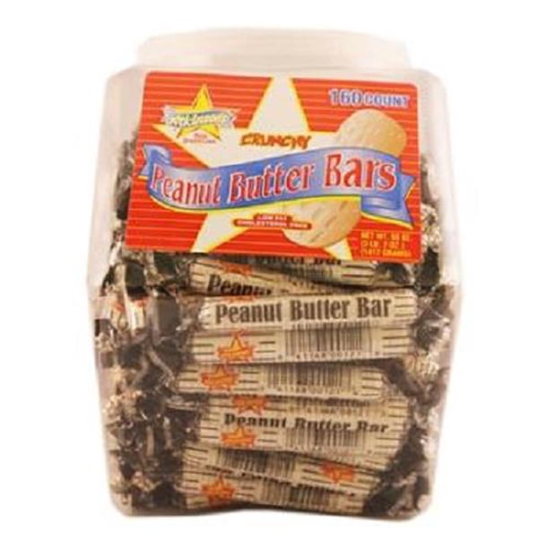 Product Of Atkinsons, Crunchy Peanut Butter Bars - Jar, Count 160 ...