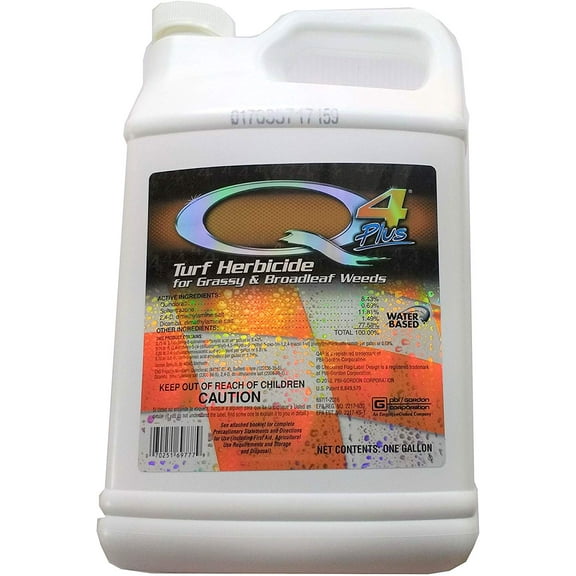 PBI-Gordon Q4 Plus Herbicide, 32oz, Post-Emergent Weed Control for ...