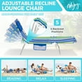 "WEJOY Lightweight Folding Beach Lounge Chair, Face Down Adjustable ...