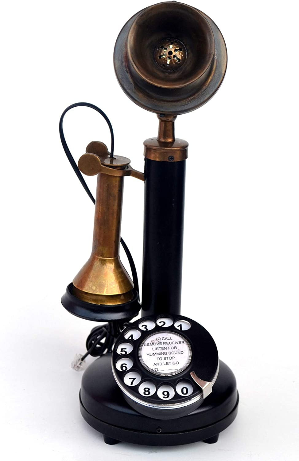 Vintage Antique Candlestick Rotary Dial Telephone/Antique Phone/Old ...