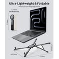 Portable Foldable Laptop Stand for Desk,Foldable Ergonomic,8-Level ...