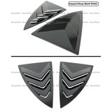 FITS 2020-2024 TESLA MODEL Y GLOSSY BLACK SIDE WINDOW LOUVER VENT COVER ...