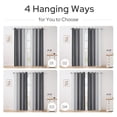 Gray Grey Ombre Blackout Curta 52 X 84 Inch Length Gradient Color Room ...