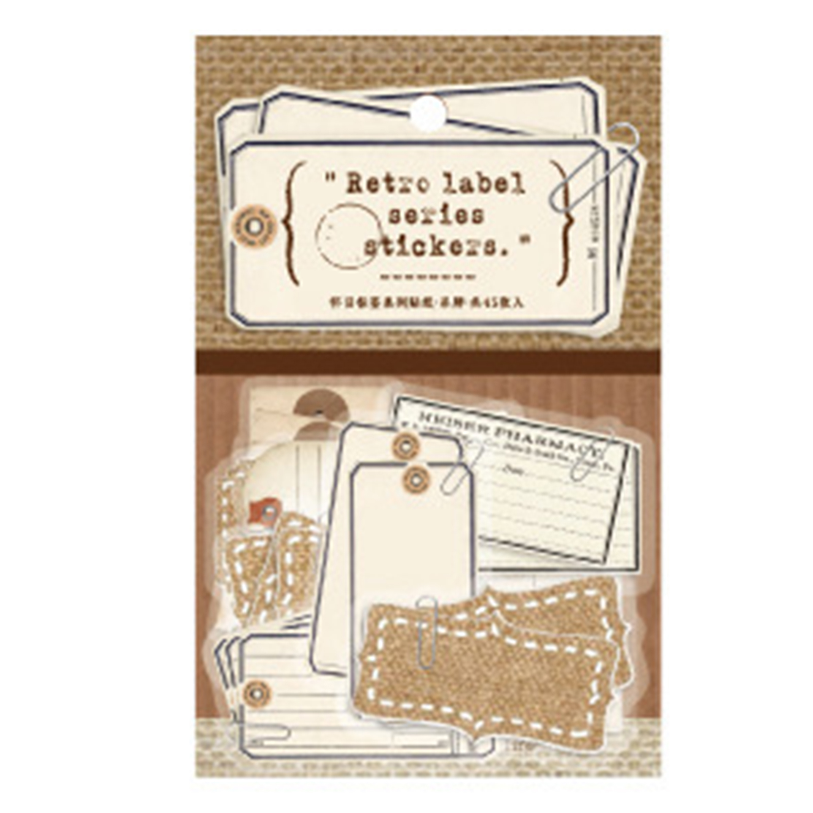 45-Piece Pocket Stickers- Clear Print, Easy to Write, Rich Patterns ...