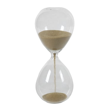 A&B Home Hour Glass Sand Timer On Stand, Approx. 30 Minutes, Black ...
