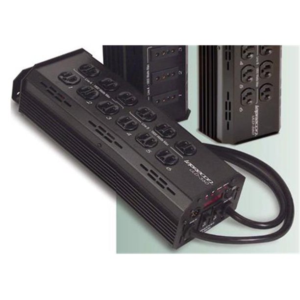 Leprecon Lighting LPRC-ULD360-HP20 20A Duplex High Power 6 Channel ...