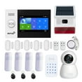 Smart Alarm System Security Home 4G GSM Touch Screen Panel Hub Wireless ...