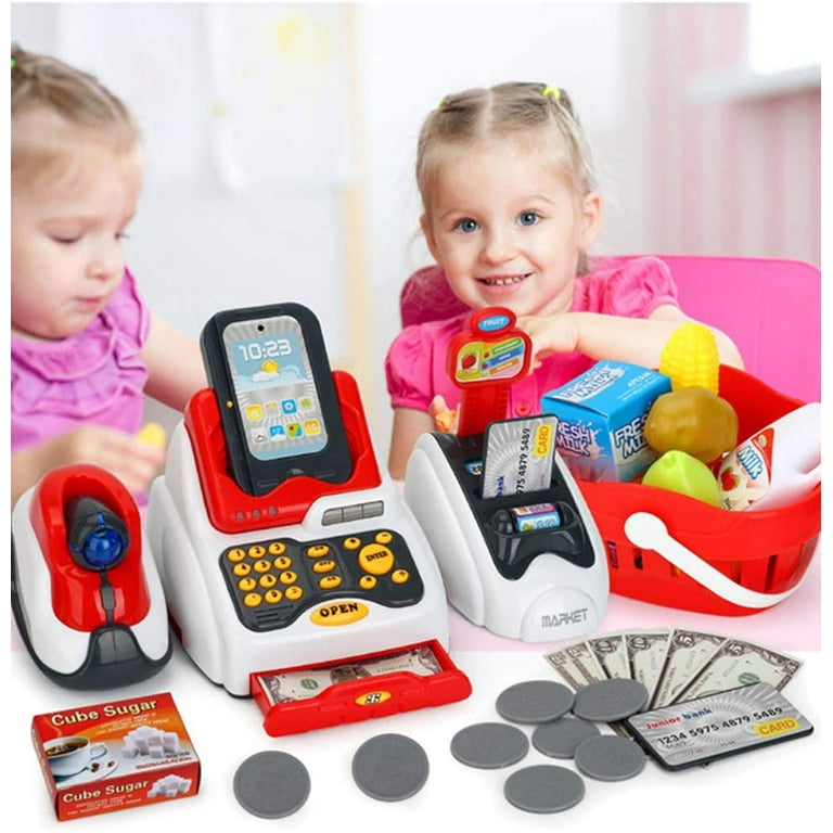 Cash Register Machine With Scanner