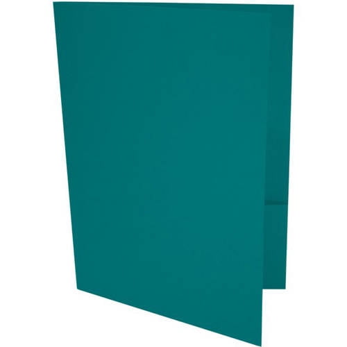 9 x 12 Presentation Folders - Teal (50 Qty.) - Walmart.com