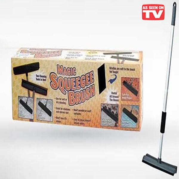 Magic Squeegee Floor Cleaning Washing With Strong Bristles Brush Set ...