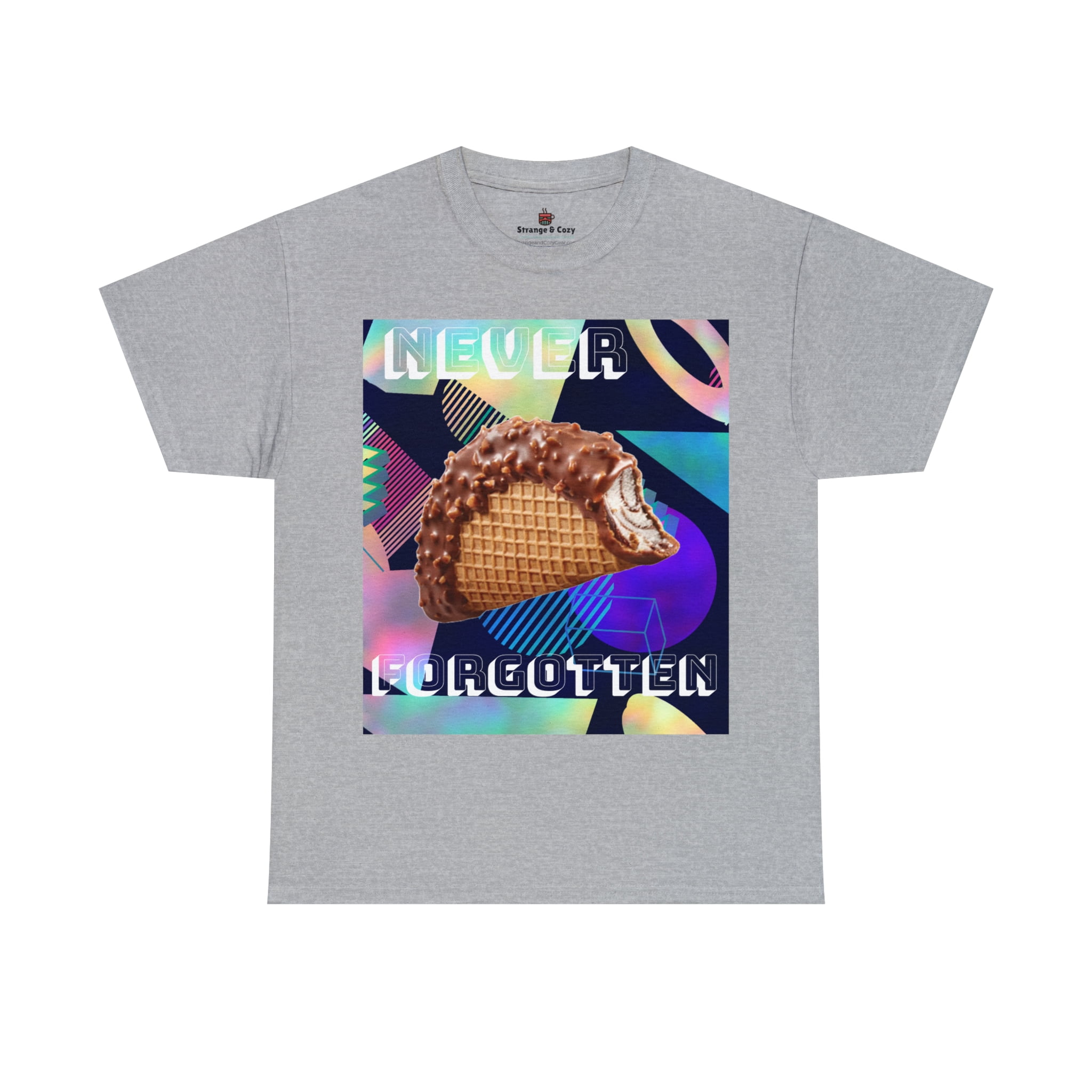 Summer Nostalgia Choco Taco Retro Graphic Tee by Strange and Cozy ...