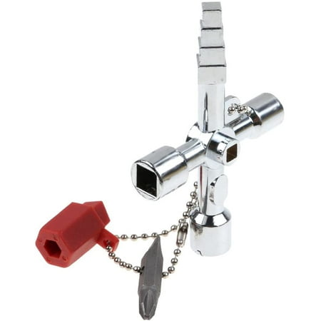 Selm Tools 4 Way Wrench Square Triangle Wrench Universal Wrench Zinc ...