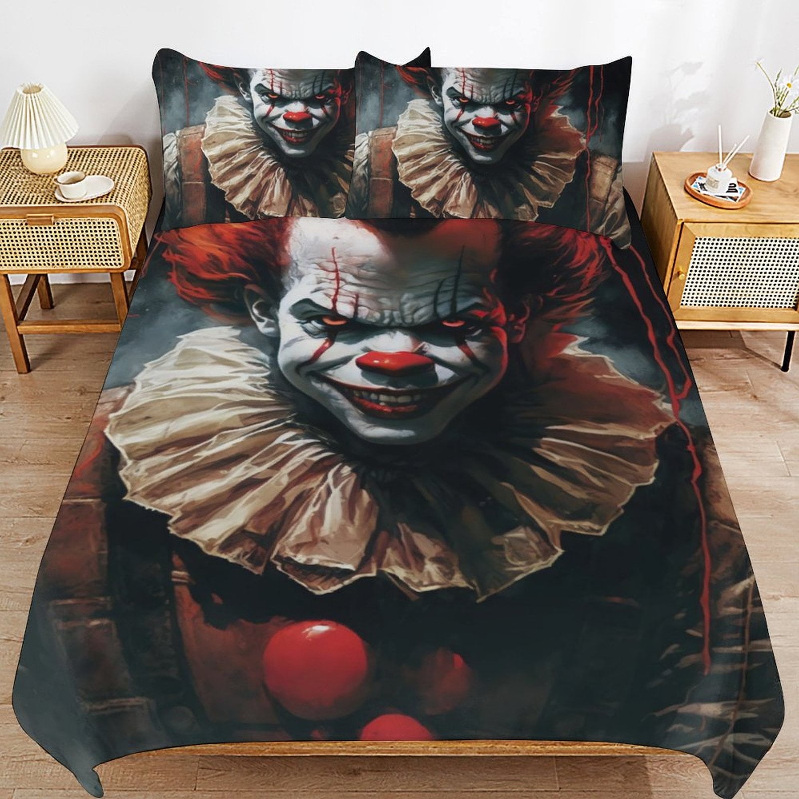 Click here for Yingd Pennywise Bedding Set Duvet Cover Comfortabl... prices