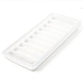 10 Cavity Long Strip Silicone Frozen Block Mold with Lid, Easy Release ...