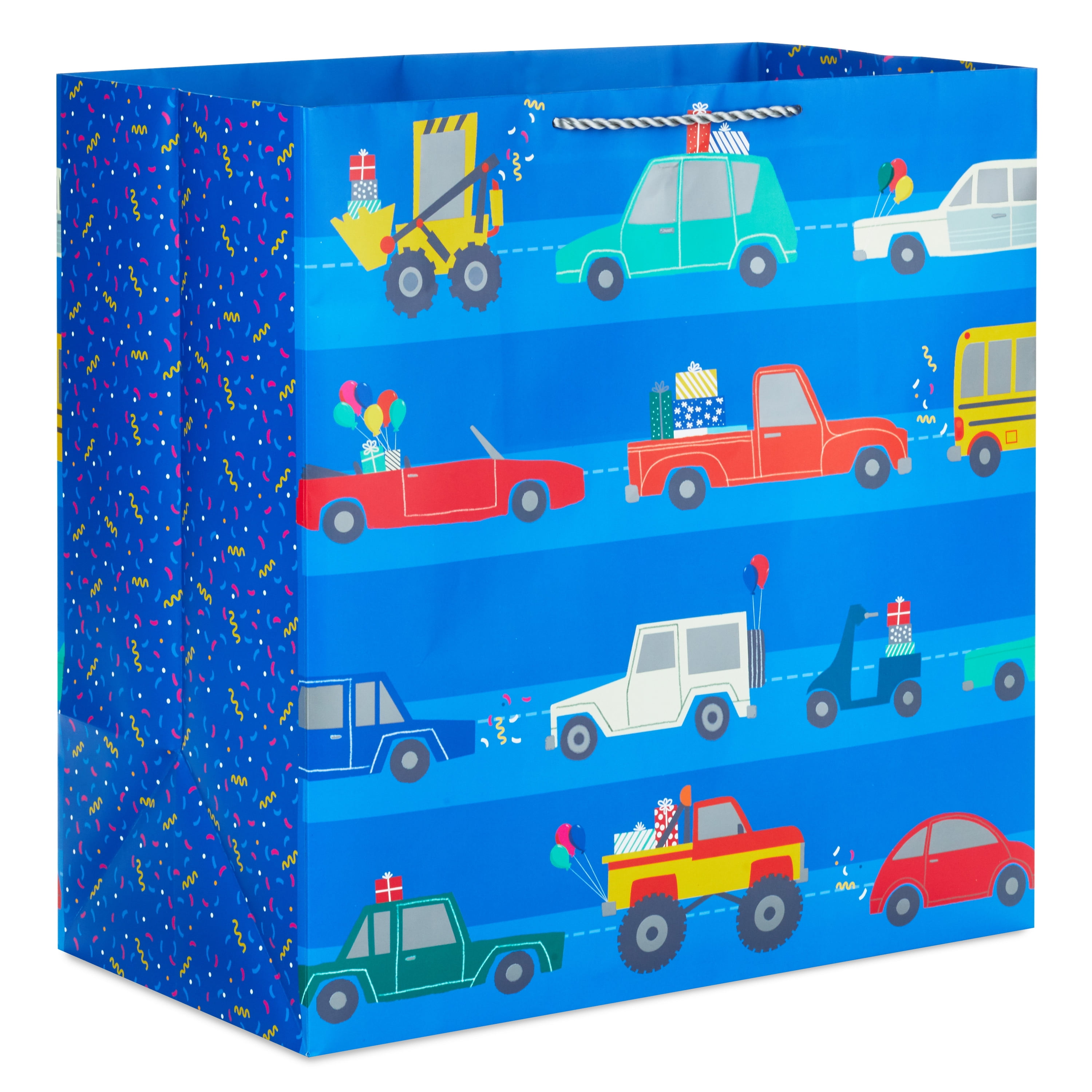 Hallmark Extra-Deep Gift Bag (Vehicles on Blue) - Walmart.com