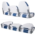 NORTHCAPTAIN Deluxe 52" Folding Bass Boat Seat 3 PCS for Fishing ...