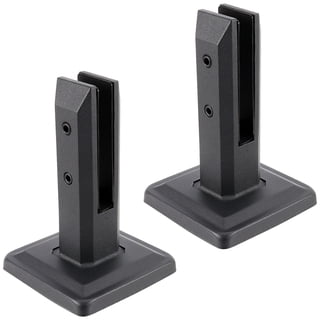 Uxcell Stainless Steel Square Glass Clamp, 2 Pack Adjustable 8-12mm ...