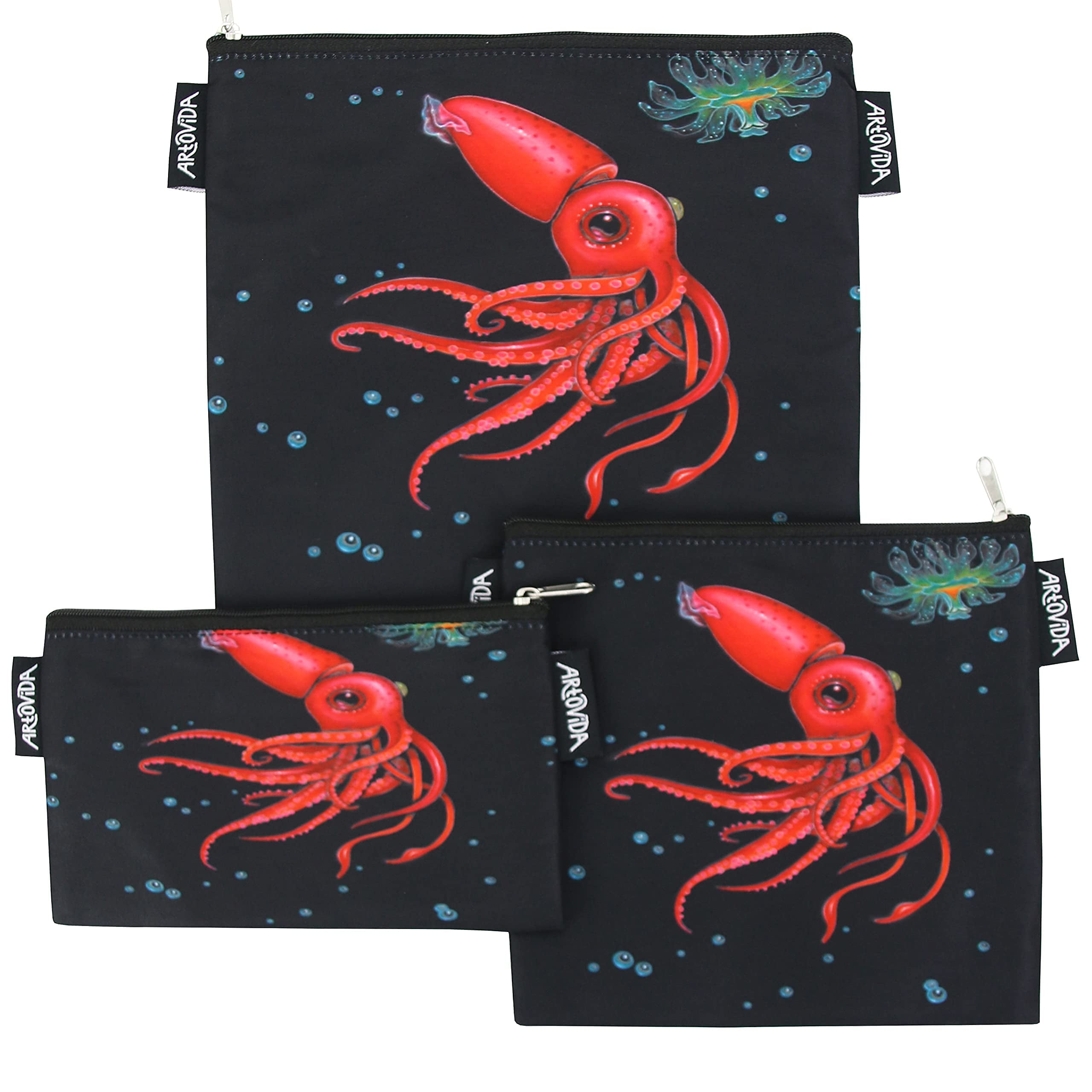ARTOVIDA Artists Collective Reusable Lunch Baggies | Snack and Sandwich ...