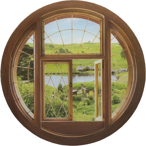 Hobbit Wall Decal - Hobbit Hole Window - Walmart.com