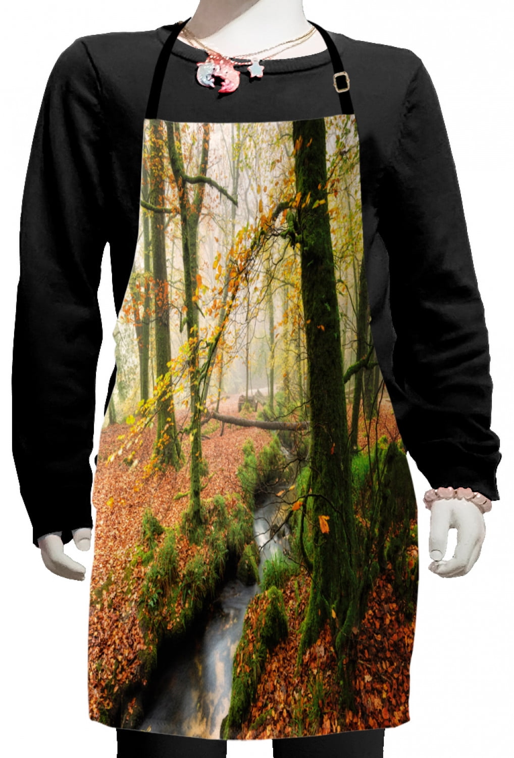 Woodland Kids Apron, Misty Autumn Woodland Stream at Golitha Falls on ...