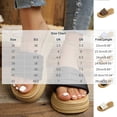 Bkhluea Women Quilted Strap Platform Wedge Slide Sandals Comfortable ...