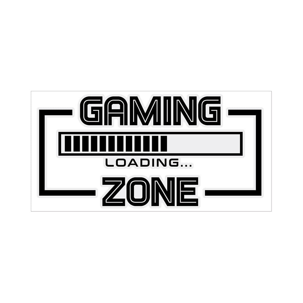 TINKSKY Gaming Zone Reflective Sticker Game Zone Loading Wall Sticker tinksky-gaming-zone-reflective-sticker-game-zone-loading-wall-sticker