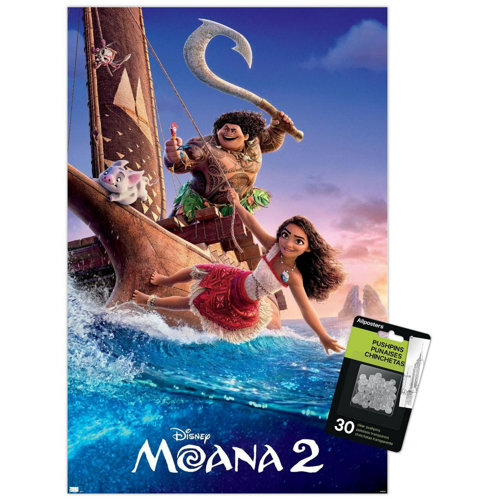 Click here for Trends International Disney Moana 2 - One Sheet Wa... prices