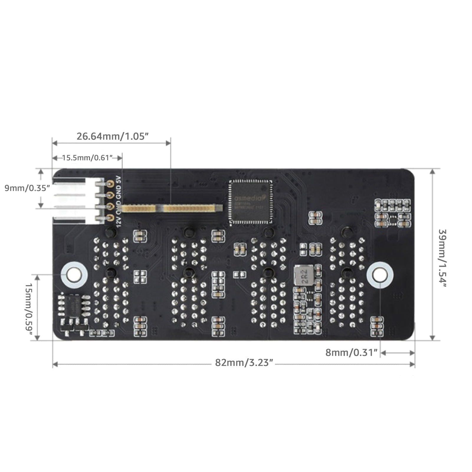 Buy ZUARFY Mini Base Board For Raspberry Pi Compute Module 4 CM4 PCIE ...