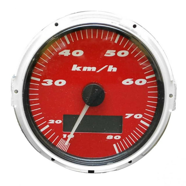 MasterCraft Boat Speedometer 500908 | X7 Red 80 KMH 3 1/4 Inch ...