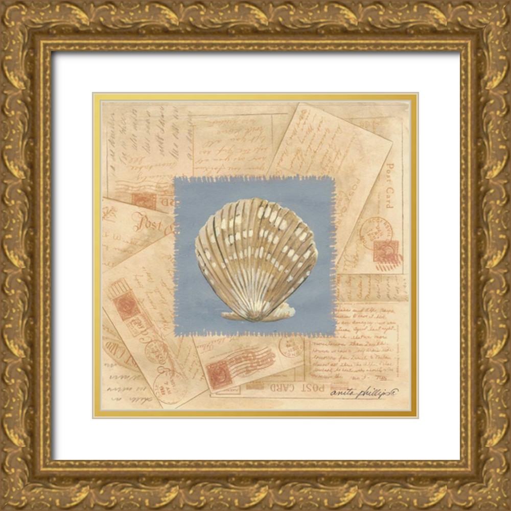 Phillips, Anita 20x20 Gold Ornate Wood Framed with Double Matting ...