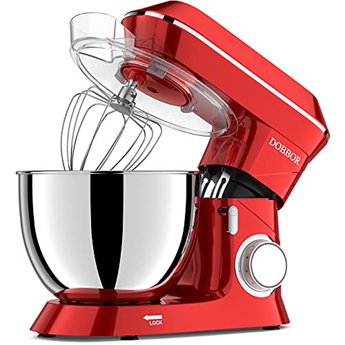 Stand Mixer DOBBOR 8.5QT 6+1 Speeds 660W Electric Kitchen Stand Mixer ...