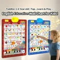 2025 New Talking Wall Chart for Kids – English & Spanish Learning ...