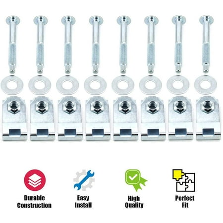 ustar Truck Bed Mounting Hardware Kit Set of 8 Bolts Washers Captured ...