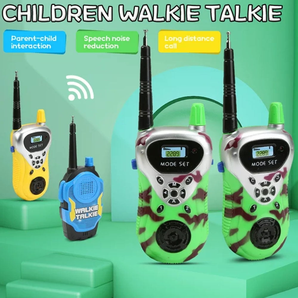 Chok 2Pcs Kids Walkie Talkies,3-14 Year Old Girl and Boy Gifts Toys ...