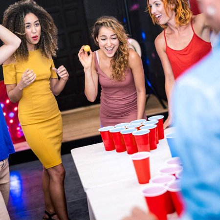 1 Set Entertainment Fun Pong Game Party Throwing Drinking Game Props ...