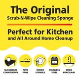 Tuff-Scrub Original Small Microfiber Scrub-N-Wipe Cleaning Sponge Pads ...