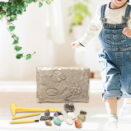 MEGA Gemstone Rocks, , Excavation Toys Gemstone Excavation for Gift ...