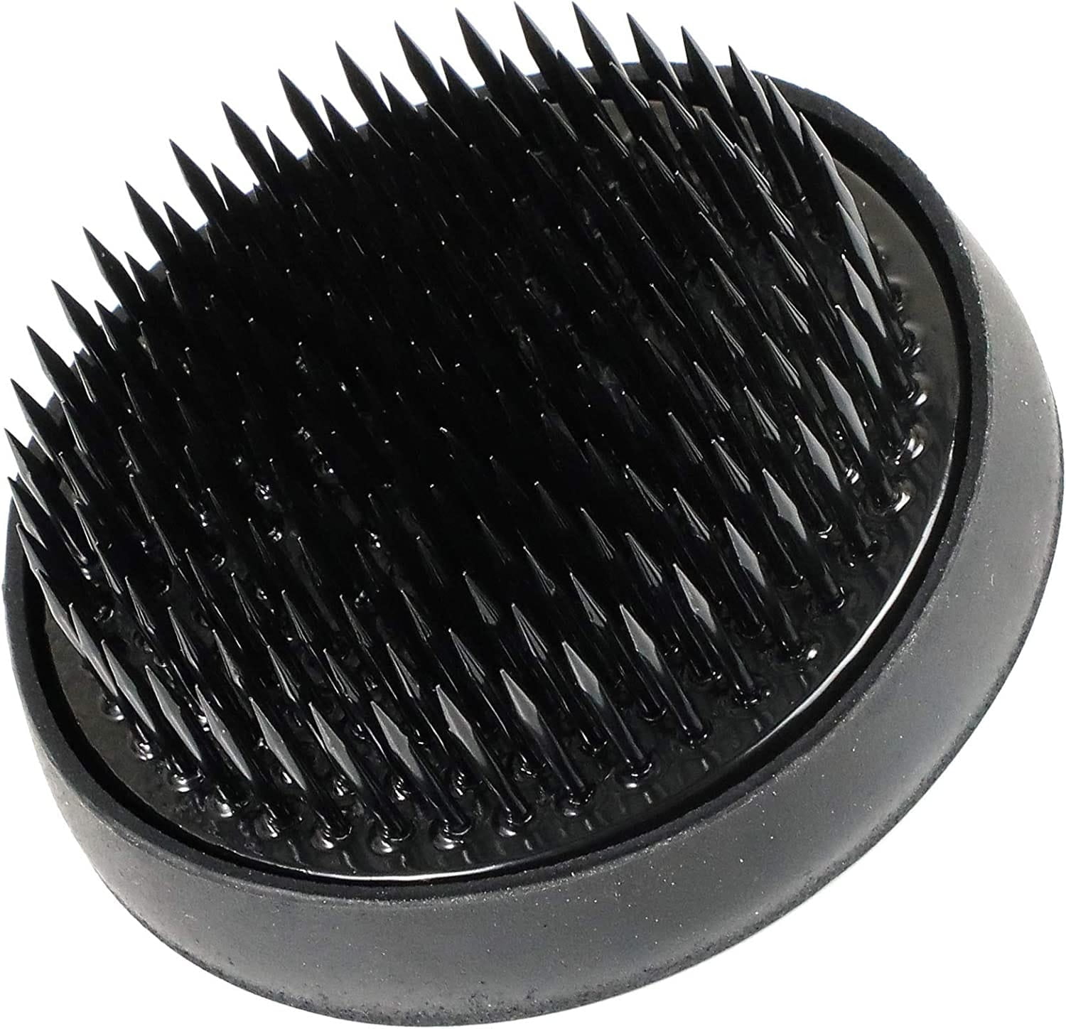 Wazakura Ikebana Kenzan Round - 2.4" Black Made in Japan - Walmart.com