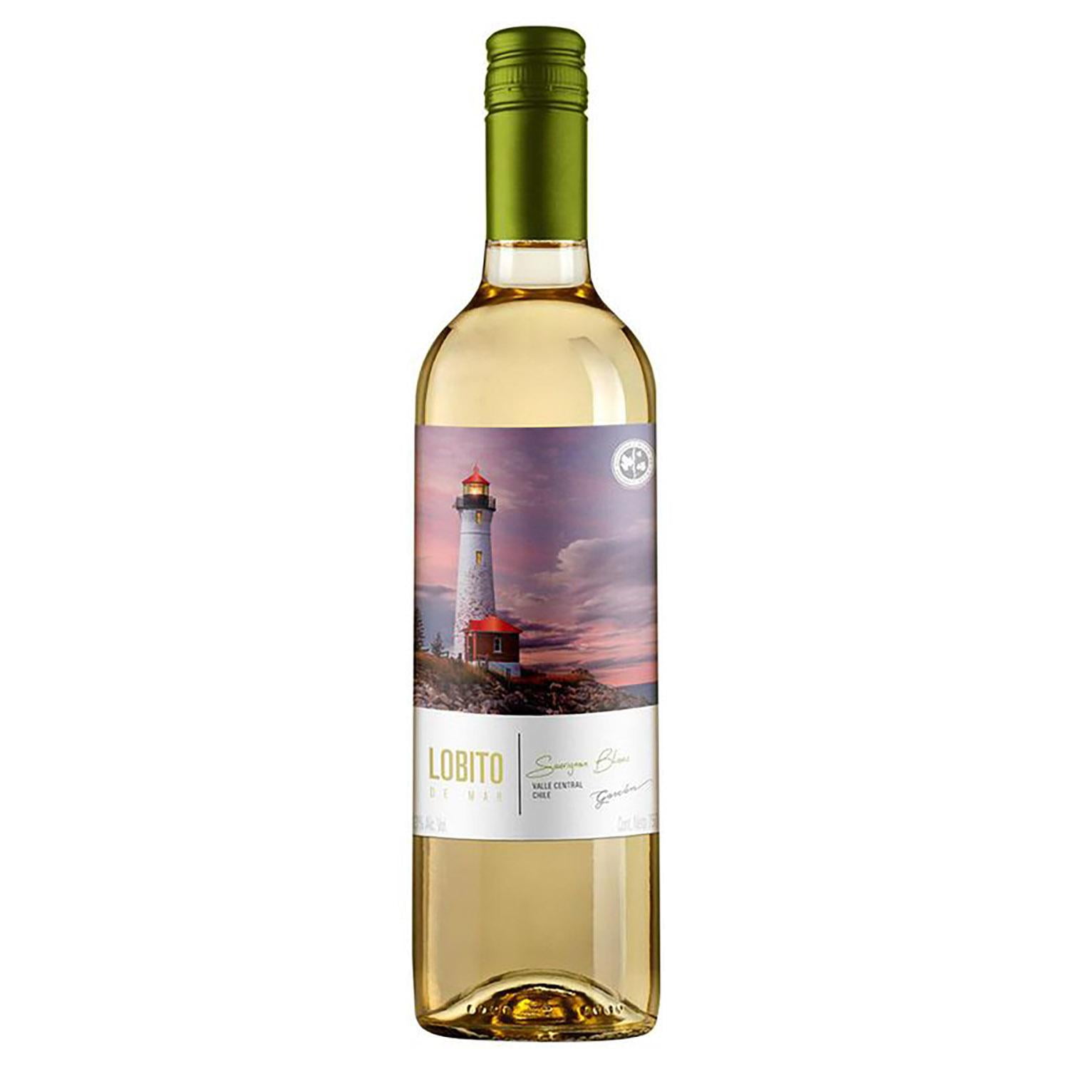 Pack de 12 Vino Blanco Lobito De Mar Sauvignon BLanc 750 ml Lobito De ...