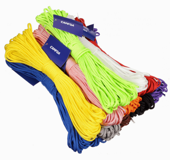 30m/100ft Durable Nylon Braid 7-Core Rope 550lb Paracord Parac hute ...