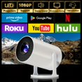 Smart HD Projector 1080P, 180° Rotation & Keystone Correction ...