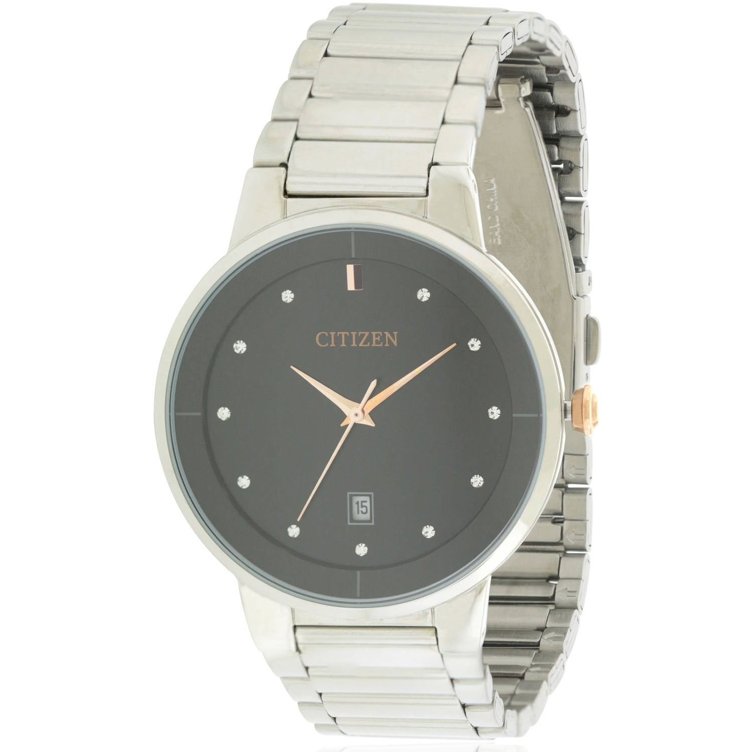 Citizen Men's Quartz Stainless Steel Watch BI5014-58E - Walmart.com