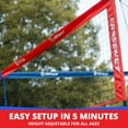 CROSSNET Quick Assemble 4 Square Volleyball Game Set for Adults and ...