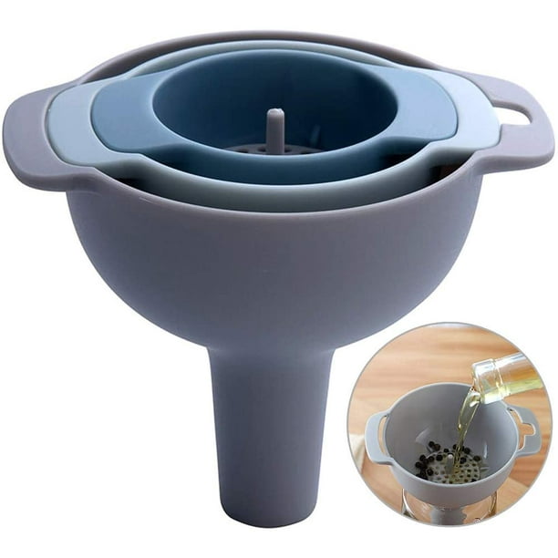 cueiha Food Funnel, Kitchen Funnel, Plastic Funnel, Jam Funnel, with ...