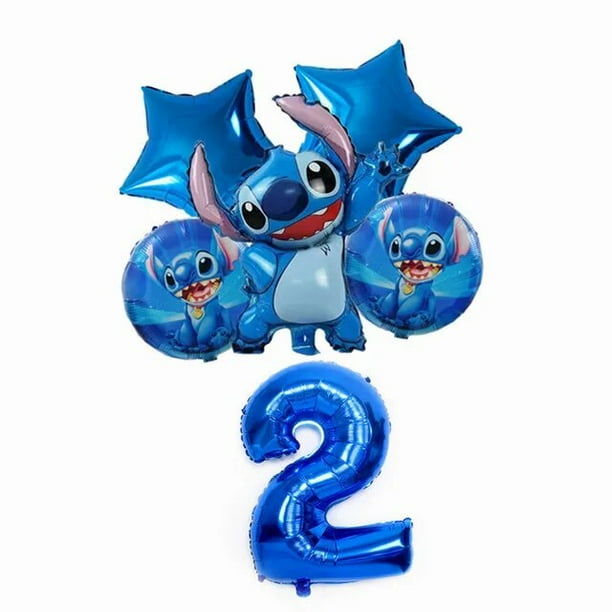 Suministros para fiestas temáticas de Stitch de Disney, vajilla desechable, platos y vasos de ...