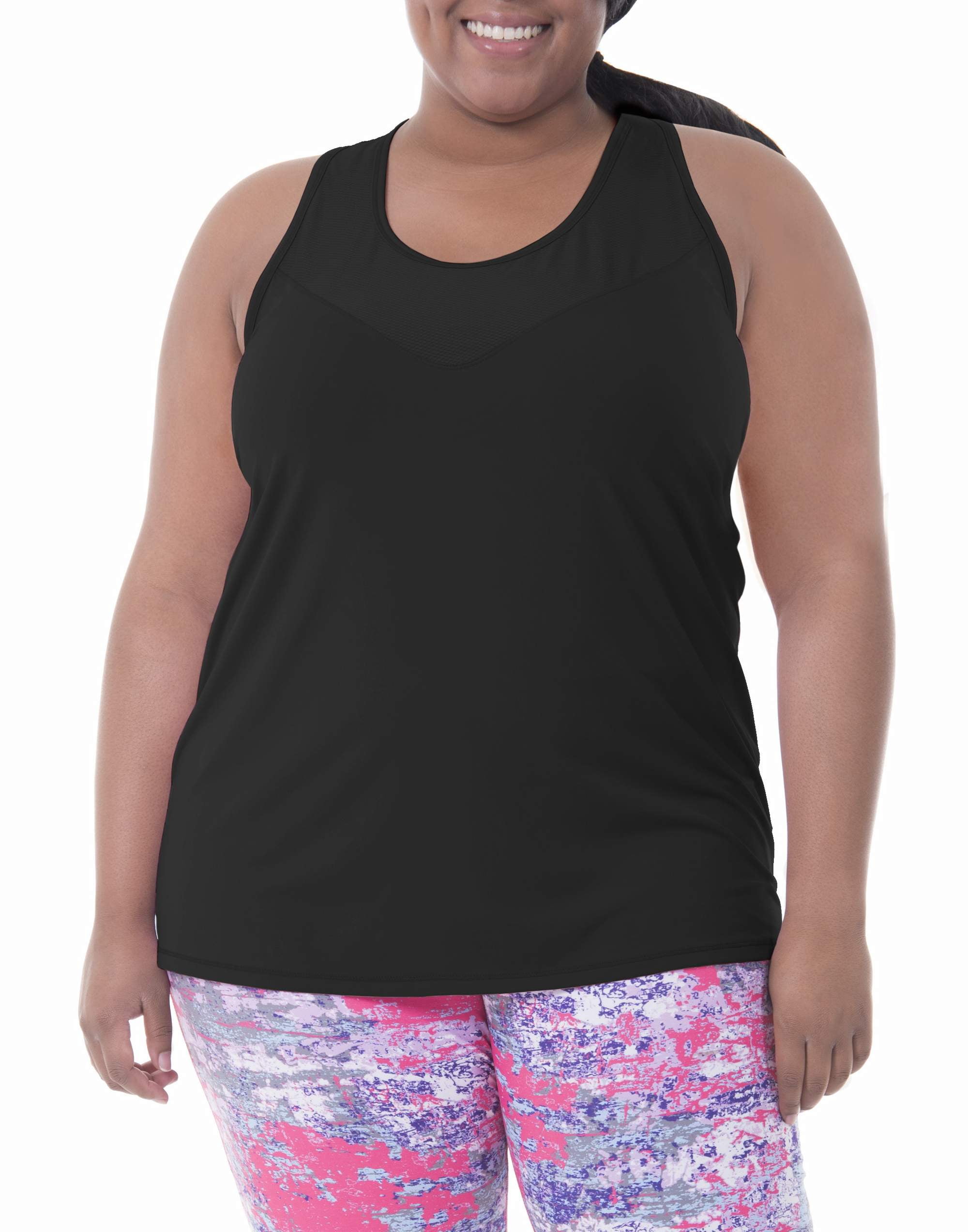 Women's Plus-Size Active Textured Tank - Walmart.com
