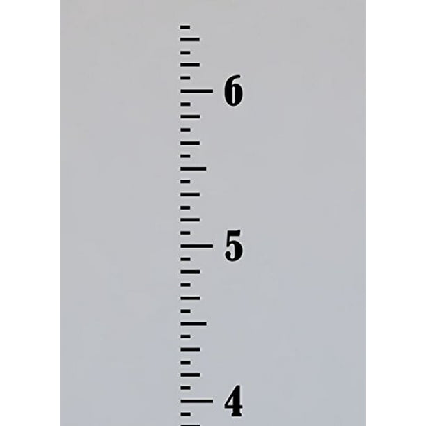 Vintage Ruler Oversized Plain Growth Chart Decal Vinyl 6 Foot Wall ...