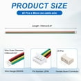 20 Pcs MX 1.25mm 4 Pin Single Head Male Connector Plug with 28 AWG ...