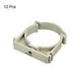 Uxcell 25mm Dia Gray PPR Pipe Clamps Clips Hose Fittings with Lock ...
