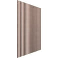Ekena Millwork 94"H x 3/8"T Adjustable Wood Slat Wall Panel Kit w/ 2"W ...